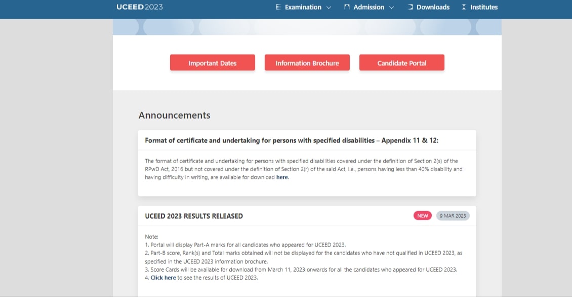 UCEED Result 2023 (Declared): Live Updates, Download Scorecard, Toppers ...