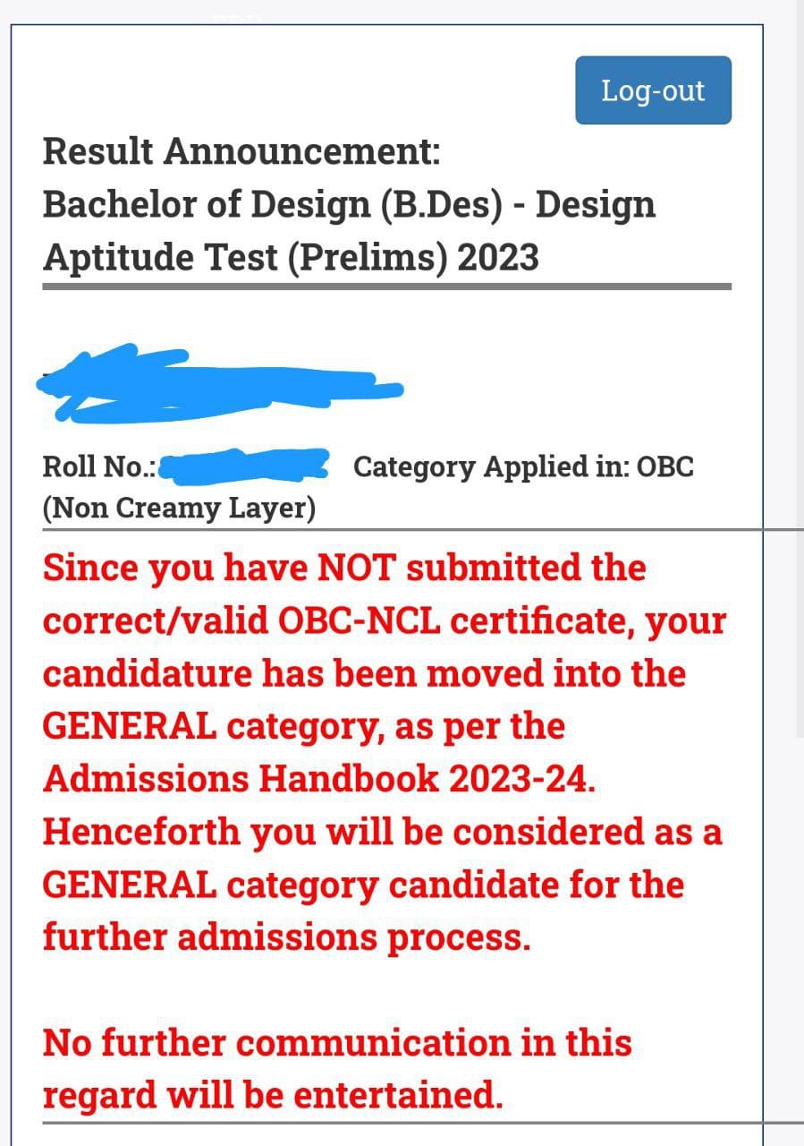 NID DAT 2023 Result (OUT) - Live Updates, Download Link, Toppers List ...
