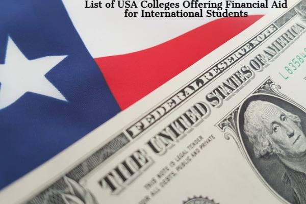 USA Colleges Offering Financial Aid for International Students