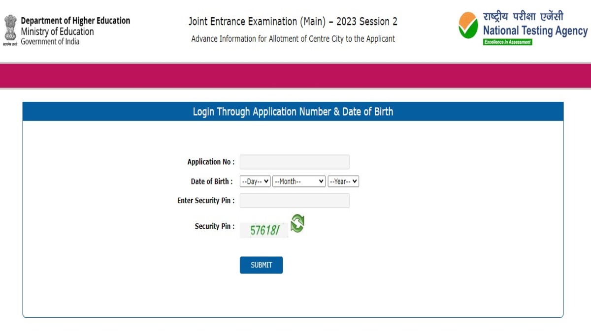 JEE Main 2023 Admit Card OUT Live: JEE Main 2023 April 6 hall ticket available @ jeemain.nta.nic.in