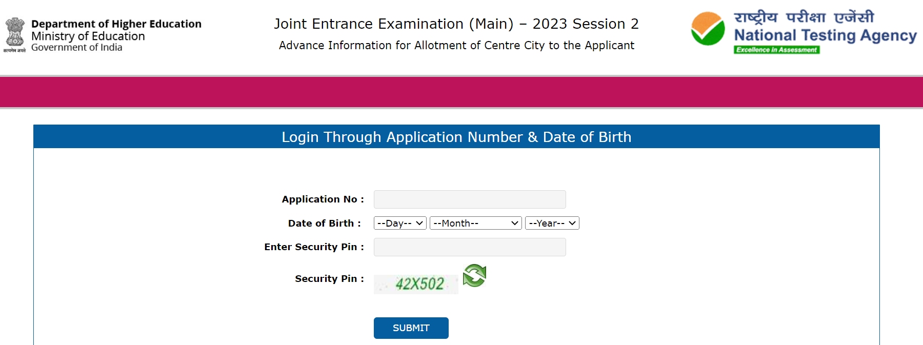 JEE Main 2023 Admit Card April 15 OUT Live: JEE Mains hall ticket download link @ jeemain.nta.nic.in