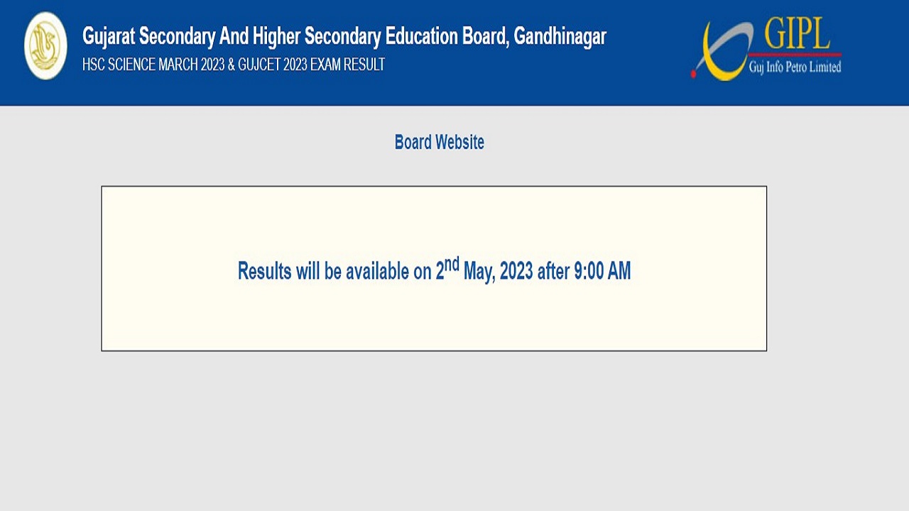 GSEB 12th Science Result 2023 (OUT) Live Updates; Check Gujarat Board ...