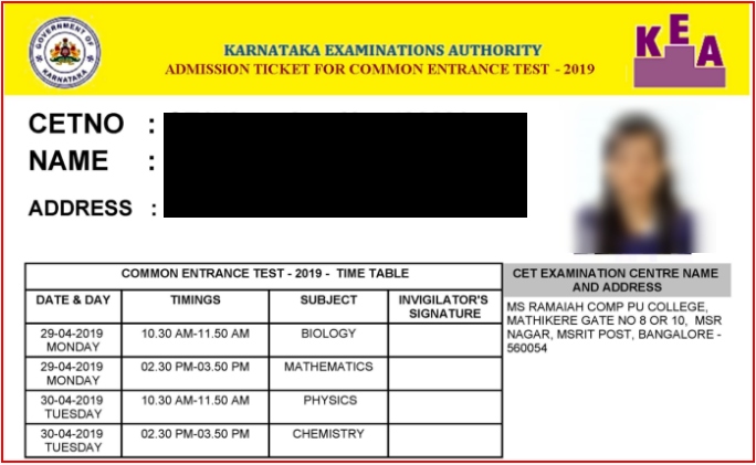 KCET 2023 Admit Card (Delayed) Live Updates; Check Direct Link & How to ...