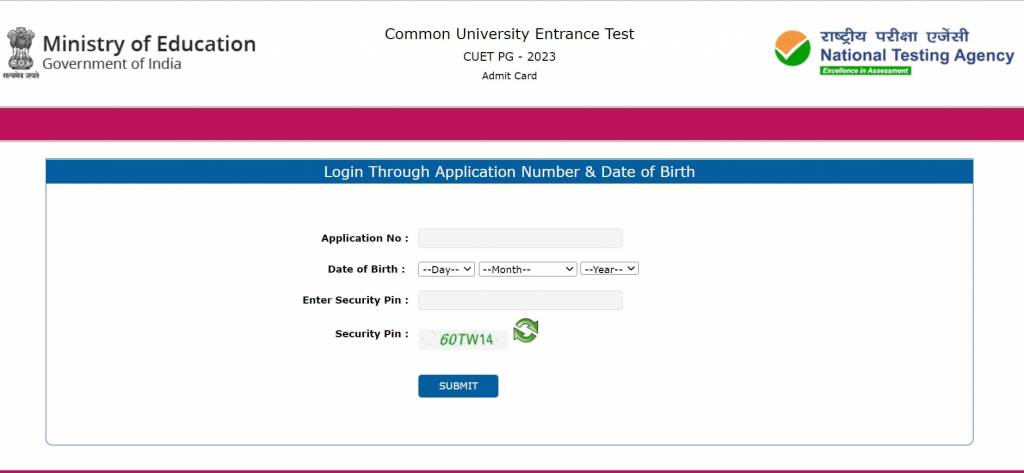 CUET PG Admit Card 2025: Exam City Slip (OUT), Admit Card, Exam Centre ...