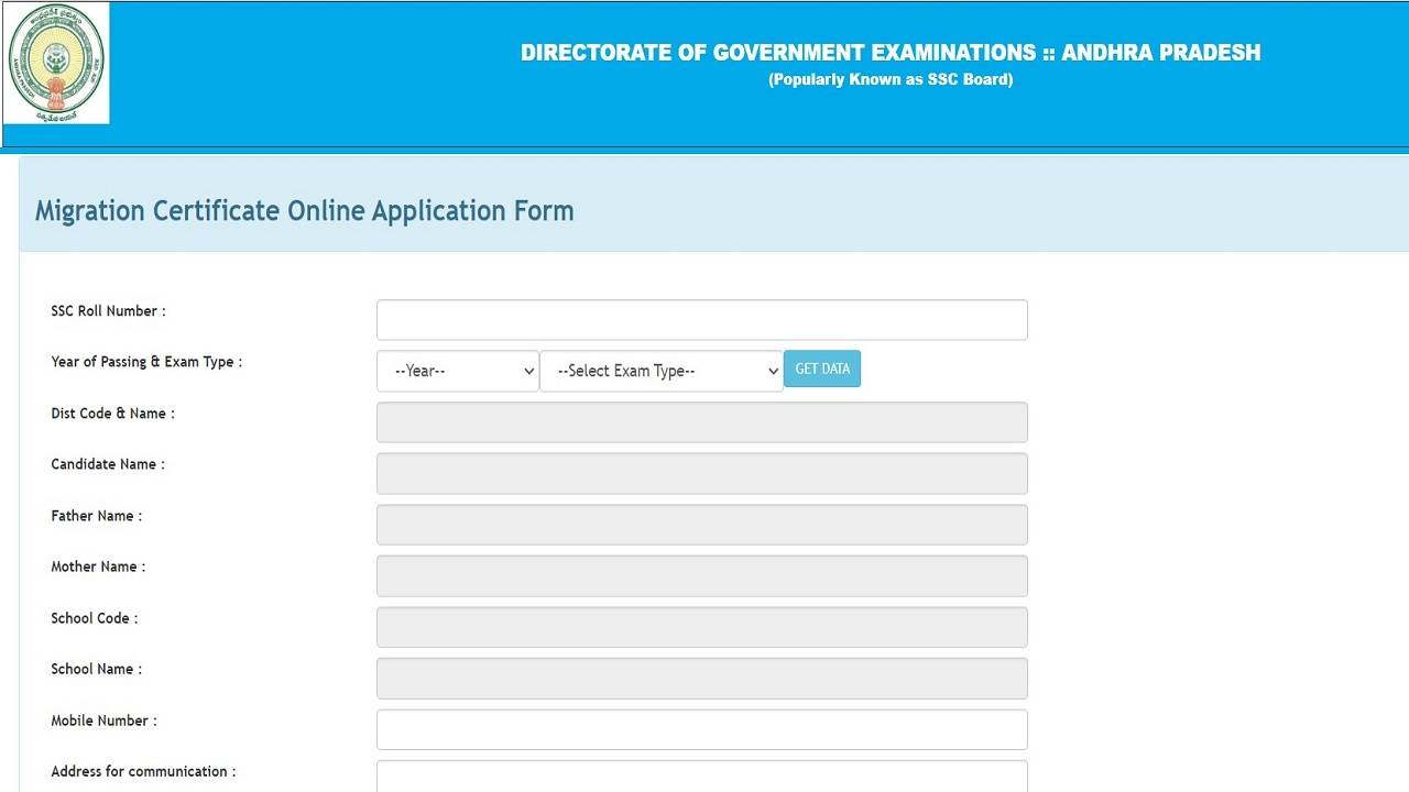 AP SSC Migration Certificate Download 2025; How to Apply, Direct Link, Process