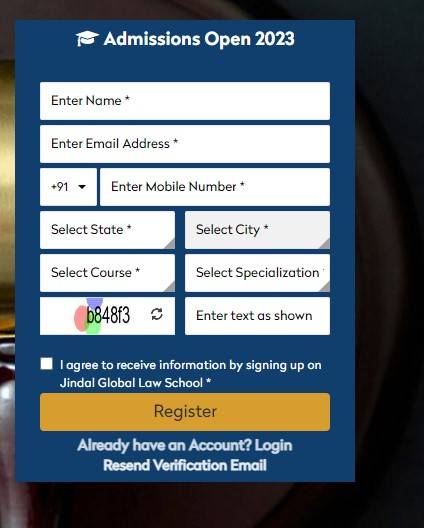 JSAT Law Application Form 2023 (Released): Direct Link to Apply @jgu.edu.in