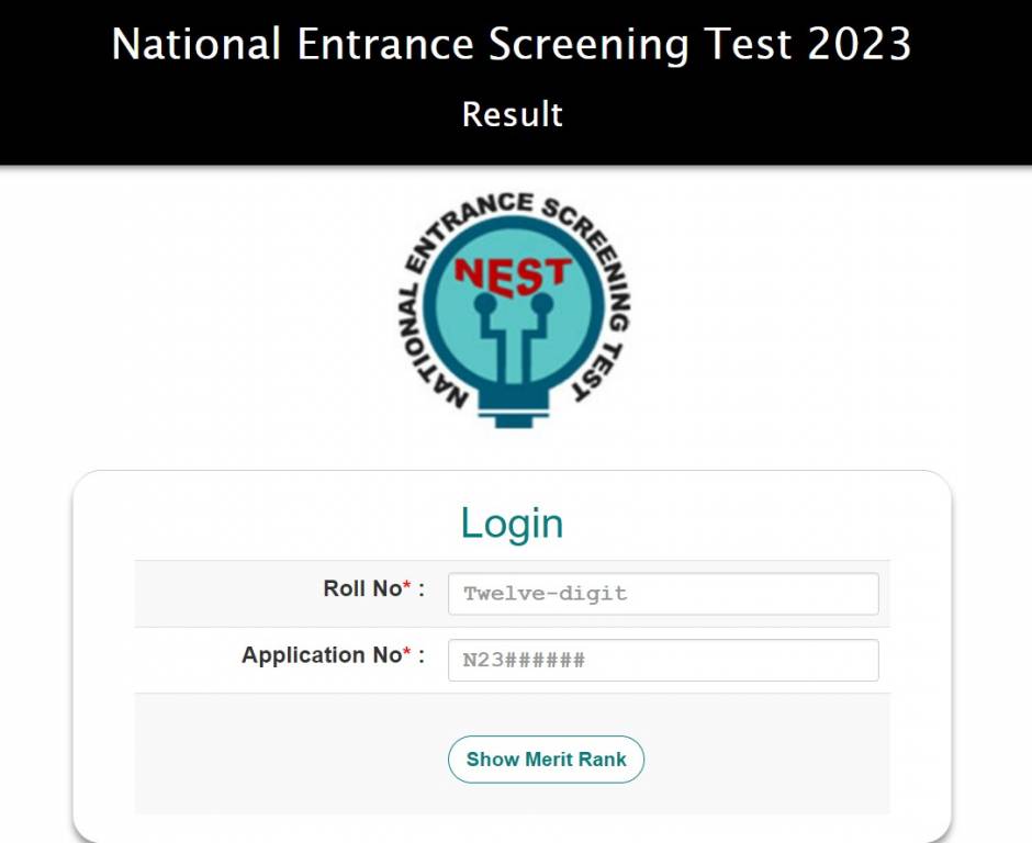 NEST Result OUT 2025 : Download Scorecard, Merit List, Rank Card & Percentile Score