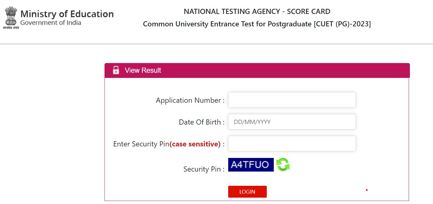 CUET PG 2023 Result Out @cuet.nta.nic.in by NTA; Check Merit List ...