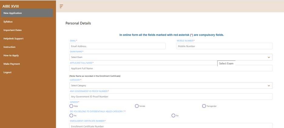 How to fill AIBE XX (20) Application Form 2025: Registration Window (Active), Steps to Apply Form