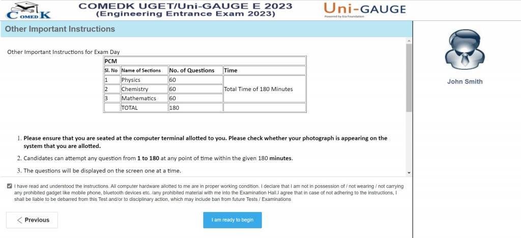 COMEDK UGET Mock Test 2024: Practice Free Online Test Series @comedk.org