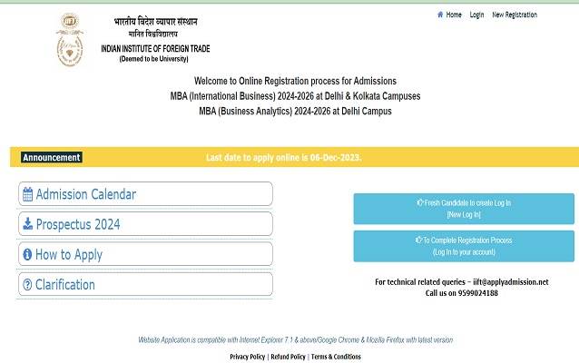IIFT 2025 Application Form/ Registration: Check IIFT Exam Fees, Date ...