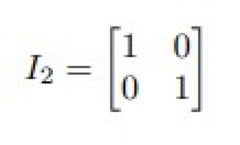 Identity Matrix Square