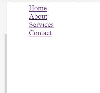 Knowing nav Tag in HTML