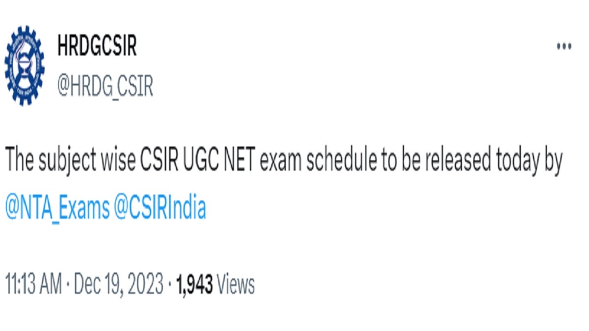 CSIR NET City Intimation 2023 (OUT): Check CSIR UGC NET City Intimation ...