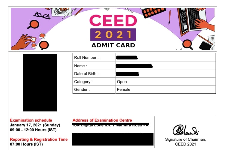 CEED Admit Card 2024 (Out) Live Updates: Download CEED Hall Ticket on ...