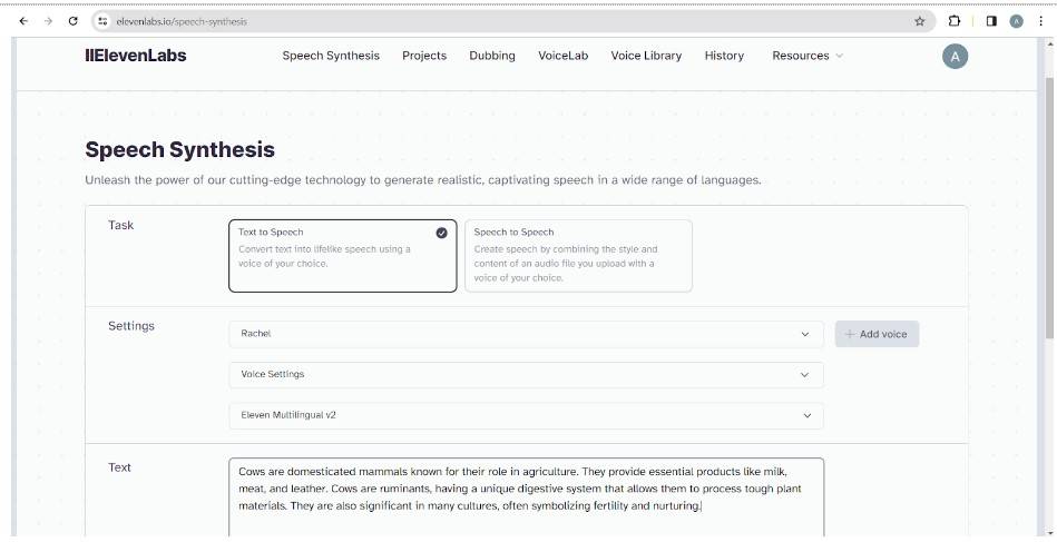 Voice Cloning with ElevenLabs