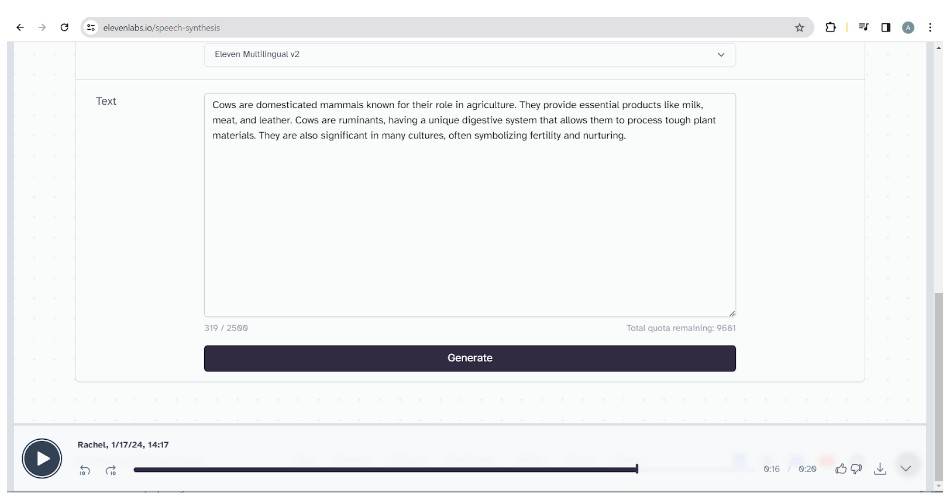Voice Cloning with ElevenLabs