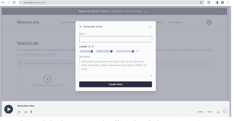 Voice Cloning with ElevenLabs