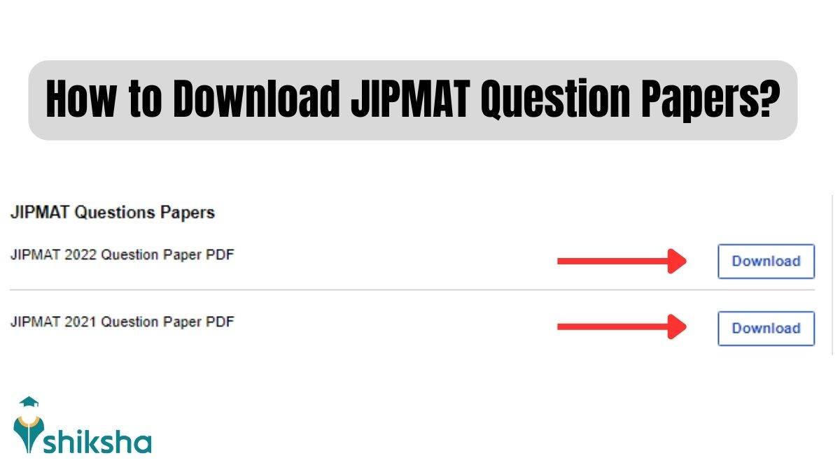 Previous Year JIPMAT Question Papers (2023, 2022, 2021): Download Sample Papers PDFs