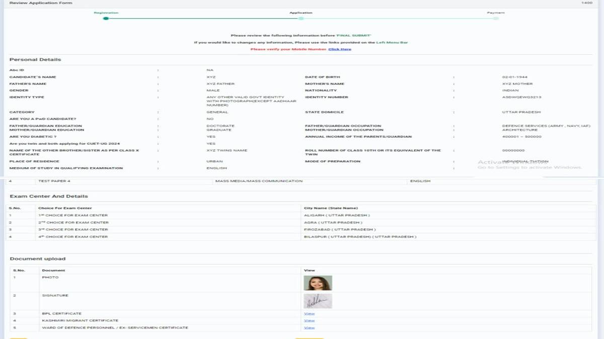 How to fill CUET UG Application Form 2025: Check Fees, Process to Apply ...