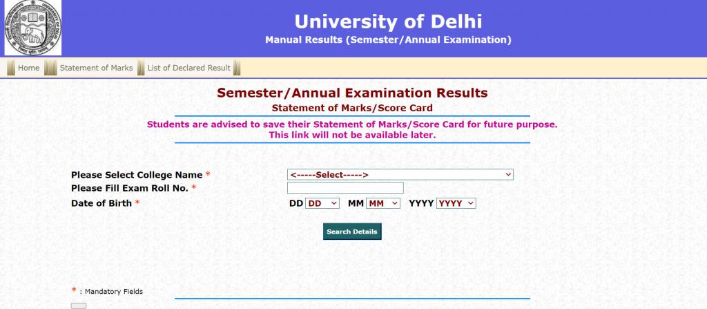 DU Results 2025 (Announced): Semester Exams, Schedule, Revaluation ...