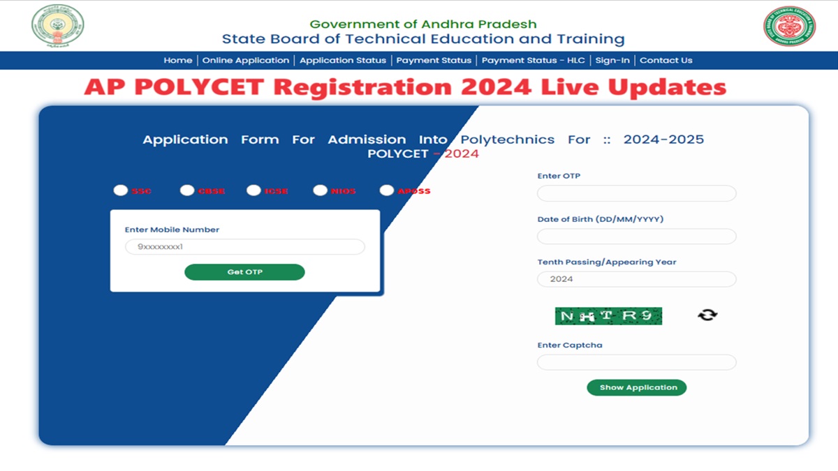 AP POLYCET Registration Live Updates; AP POLYCET Application Form Last ...