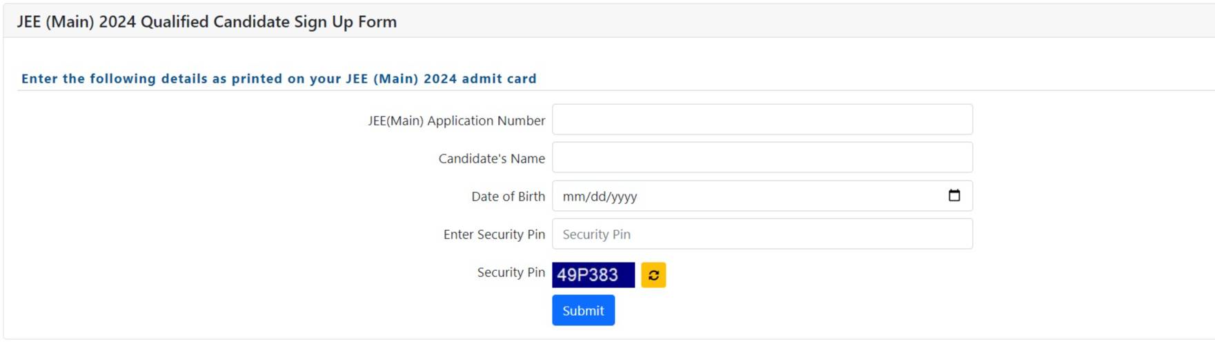 JEE Advanced 2024 Login for Result Download (ACTIVE): Link for ...