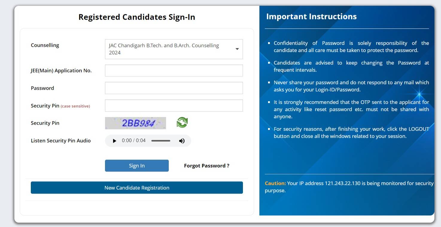 JAC Chandigarh Application Form 2025: Registration Link, Documents ...
