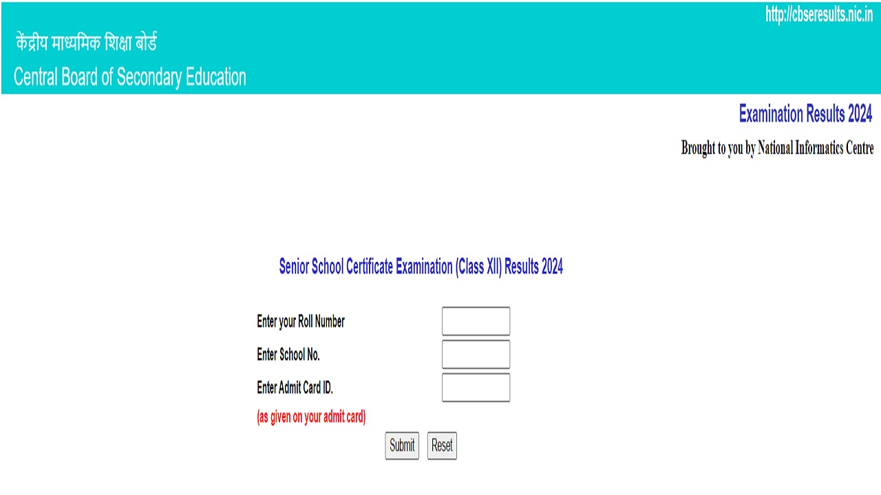 CBSE 12th Result 2024 @cbseresults.nic.in Shortly; Check CBSE Class 12 ...