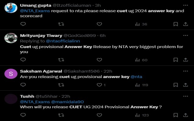 CUET UG Answer Key 2024 Live Updates: Provisional Answer Key & Response ...