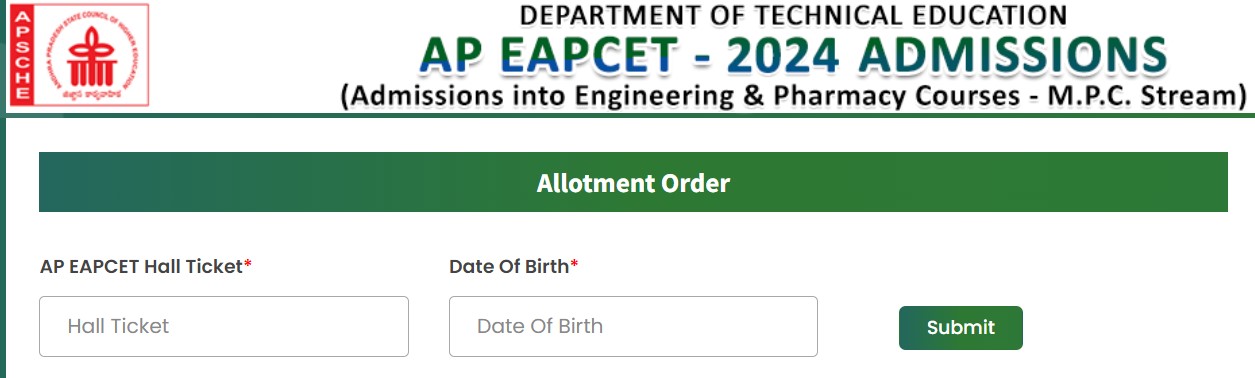 AP EAMCET 2024 Seat Allotment for Final Phase OUT; Check details Here