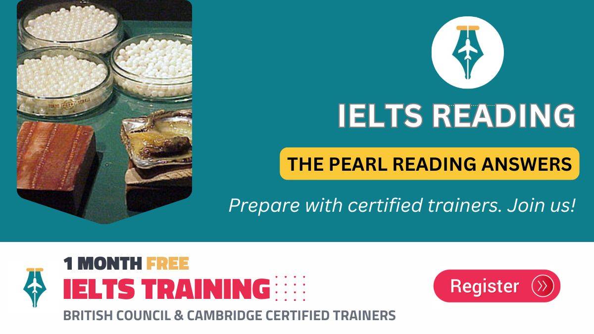 The Pearl IELTS Reading Answers