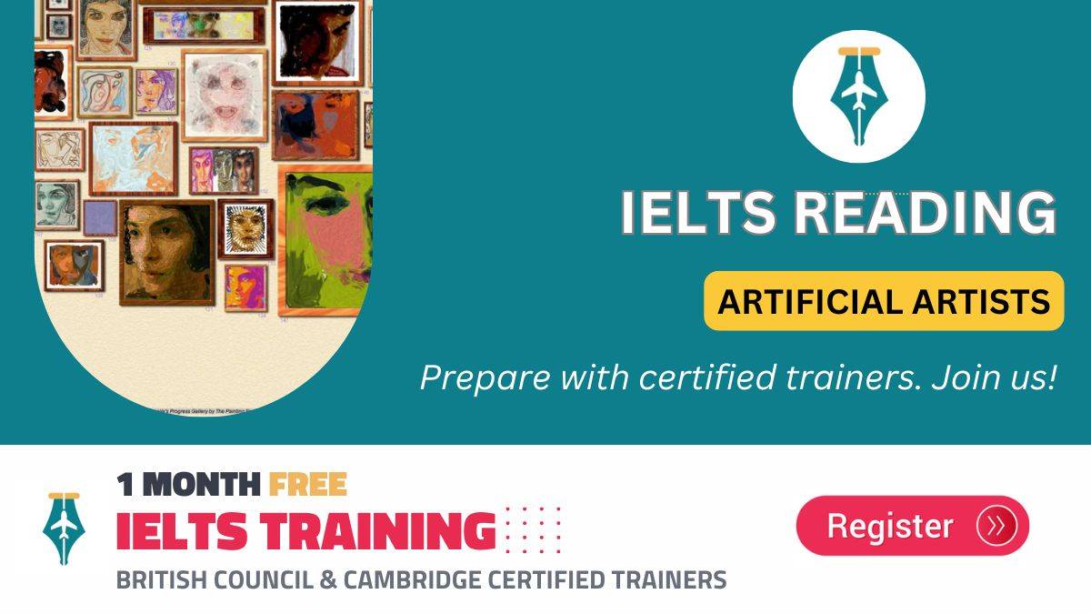 Artificial Artist IELTS Reading Answers