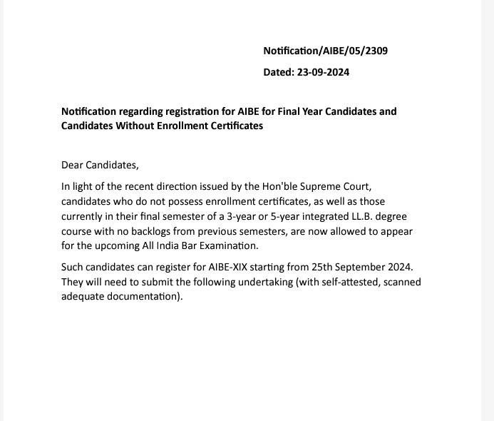 AIBE XIX (19) 2024: Registration (OVER), Exam on (Dec 22), Syllabus (REVISED), Preparation Tips