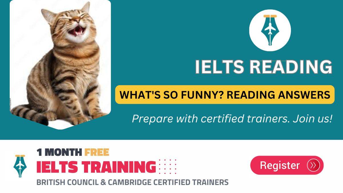 Ielts Memes What's So Funny IELTS Reading Answers : IELTS Reading Test
