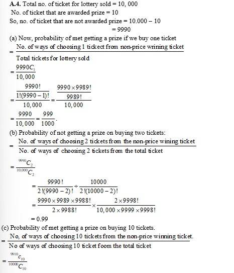 Probability Class 11 NCERT Solutions: Chapter 16 Topics, Questions ...