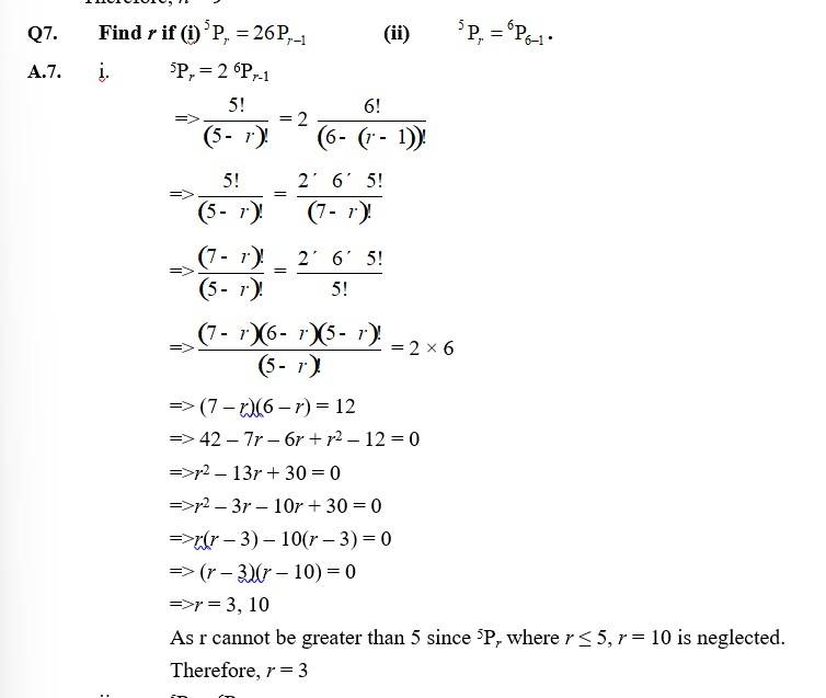 Permutation and Combination Class 11 - NCERT Solutions & PDF Download