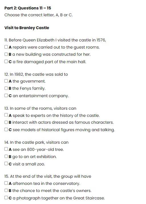 IELTS Listening Multiple Choice Practice Lesson & Tips
