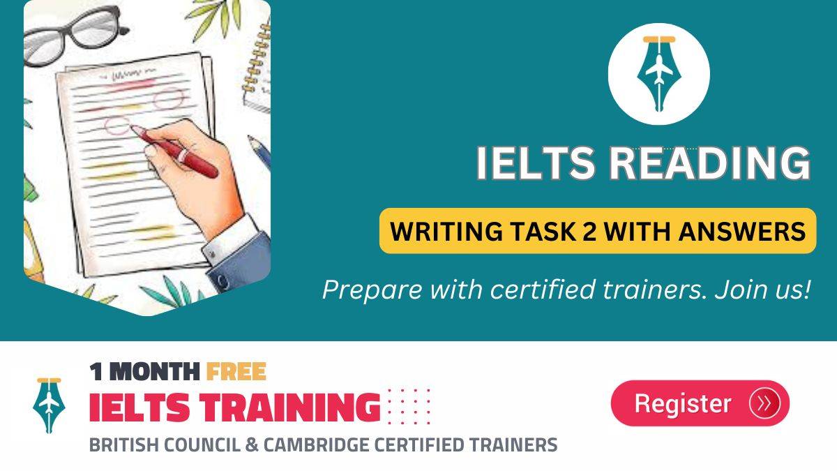 IELTS Writing Task 2 Sample Answers with Eassy Topics