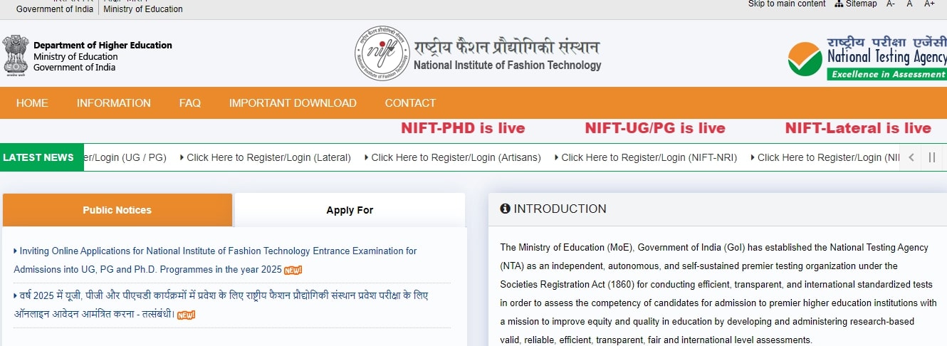 NIFT Registration 2025 Correction Window (10-12): Steps to Edit NIFT UG ...