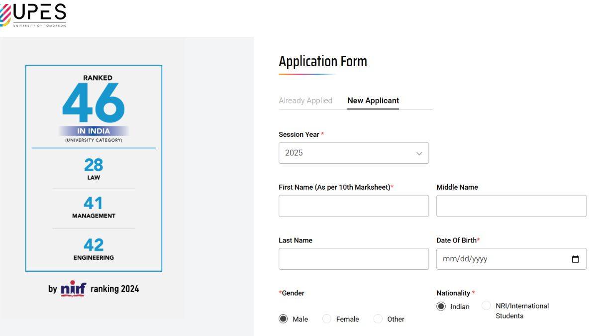 UPES DAT 2025 Application (OPEN for Round 3rd), Step-wise Process, Eligibility, Fees