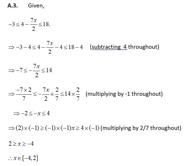 Class 11 Maths Chapter 5 Linear Inequalities NCERT Solutions (Free PDF)