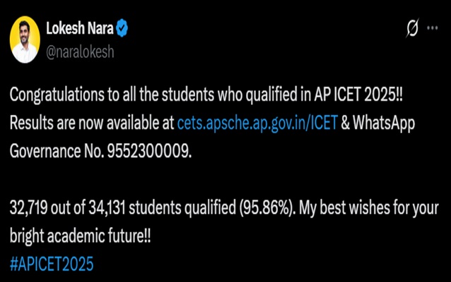 AP ICET Results 2025 (Link OUT) @cets.apsche.ap.gov.in Live Updates ...