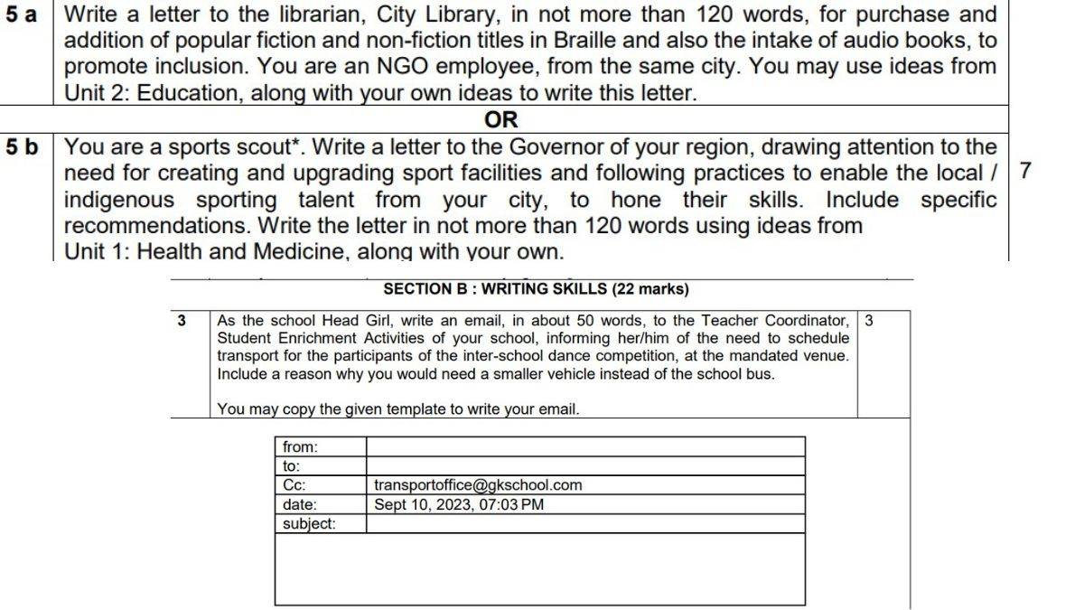 English Letter Writing: Types, How to Write, Format, Practice Questions