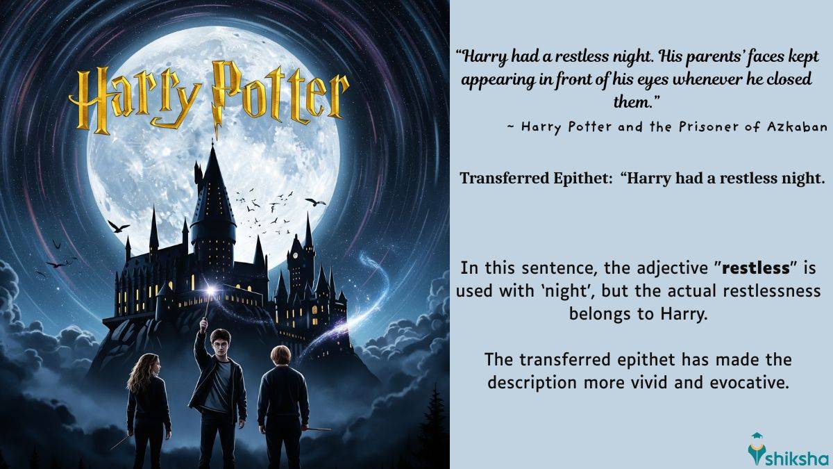 What is Transferred Epithet? Meaning, Use, Examples, Practice Worksheet ...