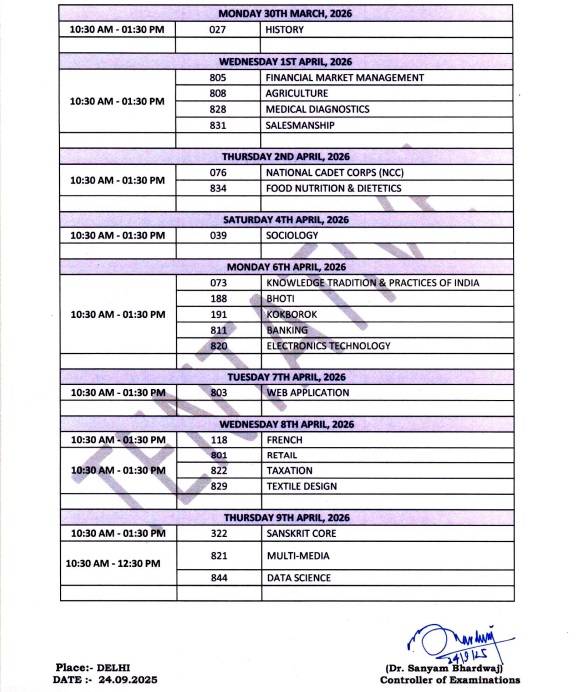 CBSE Date Sheet 2026 Class 10th, 12th (OUT): Download Phase 1 & 2 CBSE ...