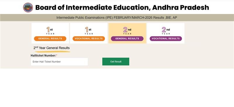 AP Inter Results 2026 (OUT) @bie.ap.gov.in LIVE: Check BIEAP ...