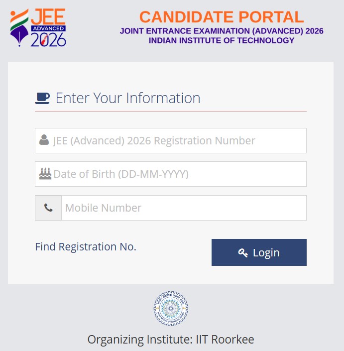 JEE Advanced Response Sheet 2026 (OUT) Live - Candidate Portal Link at ...