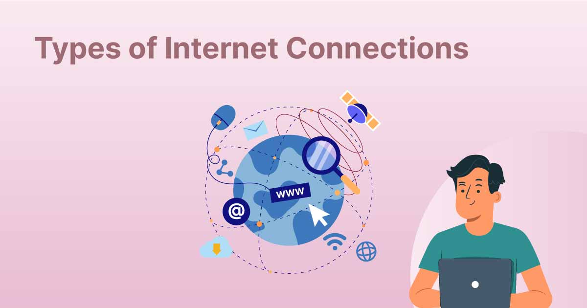 Different Types Of Internet Connection Modes Of Connecting To Internet Different Types Of Internet Connection Modes Of Connecting To Internet